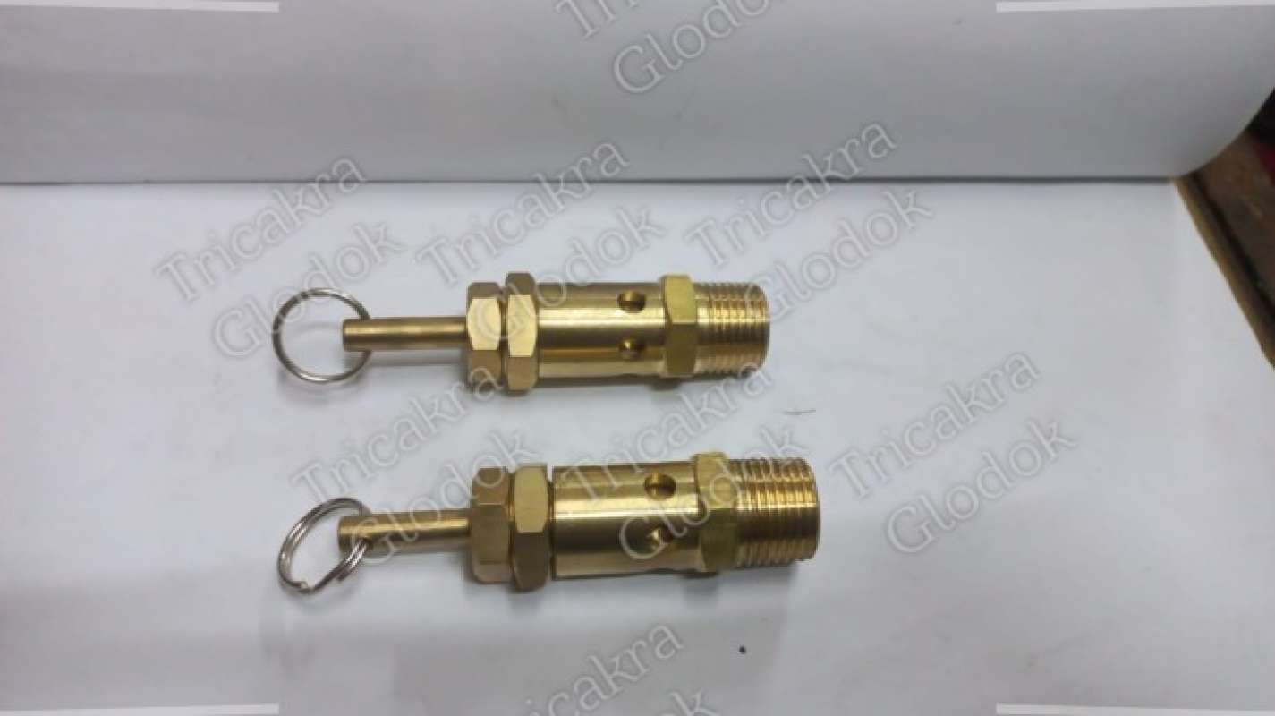 Promo safety valve kompresor 1/2/safety valve kuningan 1/2/sparepart ...