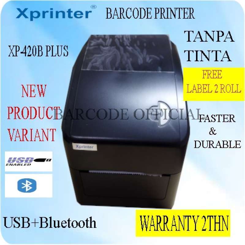 Promo Printer Barcode Thermal Xprinter Xp-420ub Plus New Product Variant Bt Diskon 23% Di Seller ...