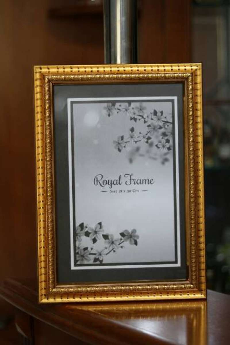 Jual Frame Foto Figura Pigura Bingkai A4 20x30 Ijasah Motif - Silver Di ...