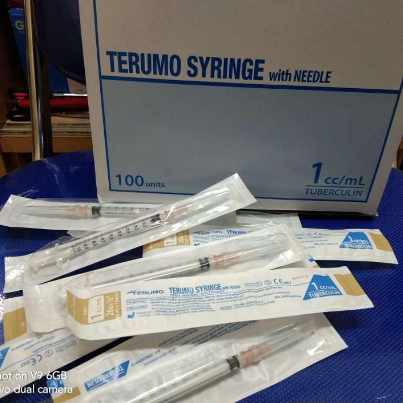 Promo Terumo Syringe With Needle 1 cc/ spuit 1 ml Diskon 23% di Seller ...