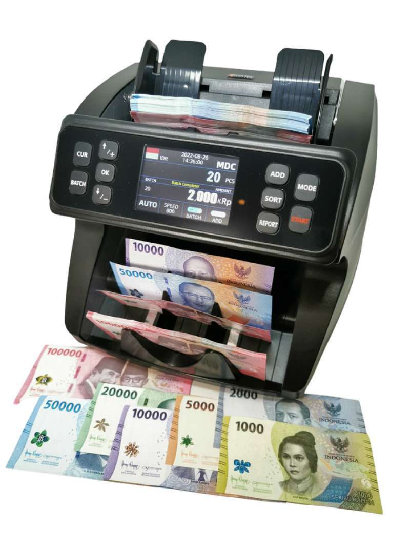 Jual Mesin Hitung & Deteksi Uang Kertas Cashtek St-8050S (Dapat Hitung ...