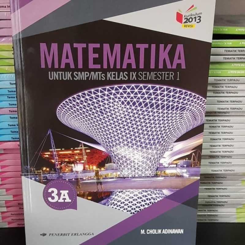 Promo Matematika Smp Kelas 3A K13 Erlangga Diskon 23% di Seller Emerald ...