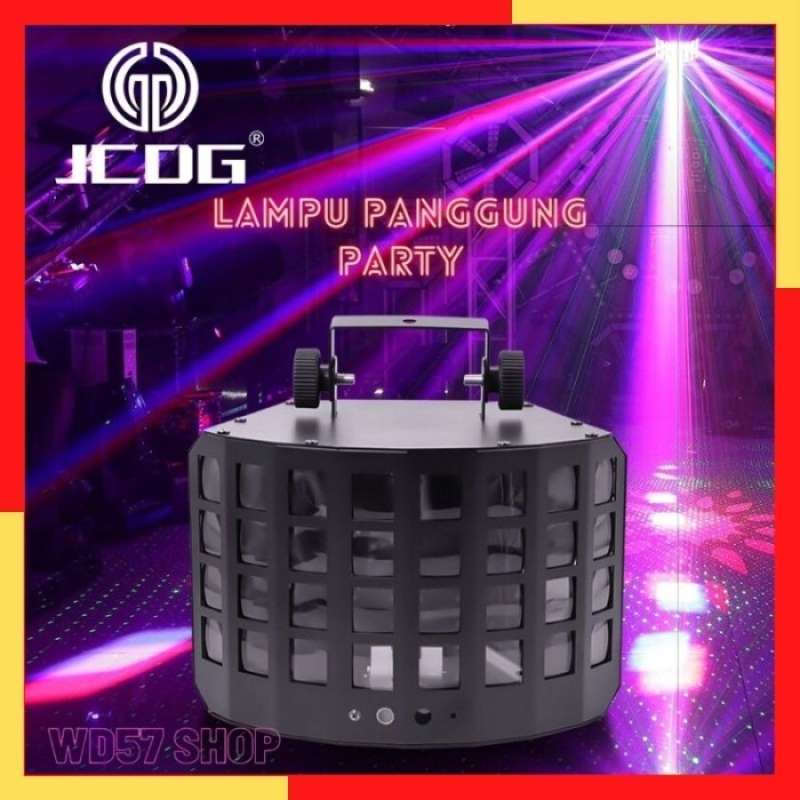 Promo Lampu Sorot Proyektor LED Laser RGB DMX Cahaya Lighting Panggung ...