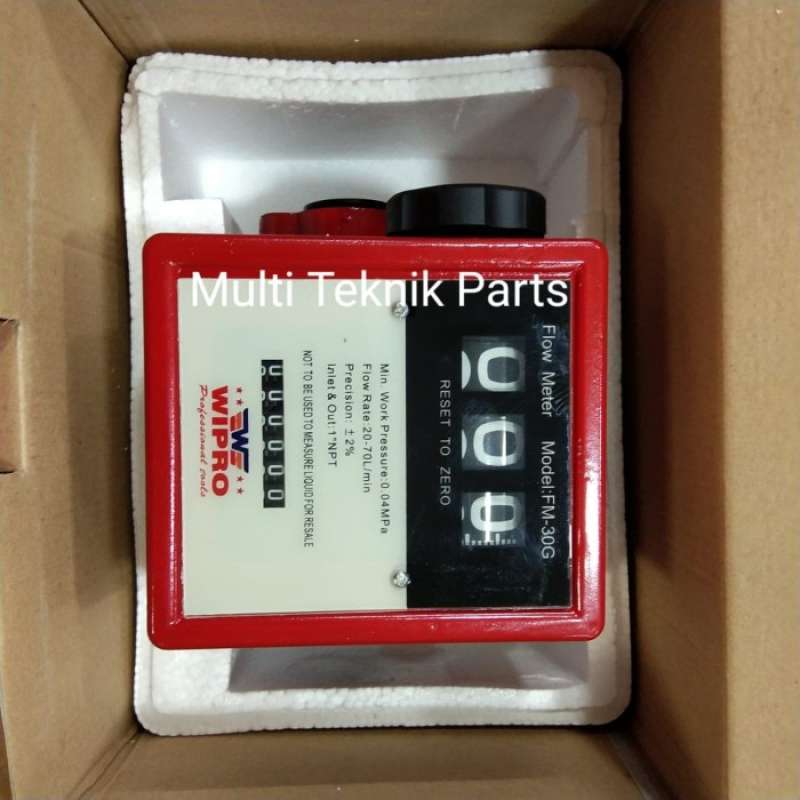 Promo Flo Meter Flow Meter Meteran Solar 3 Digit Drat 1 Inch Wipro Diskon 33 Di Seller Toko