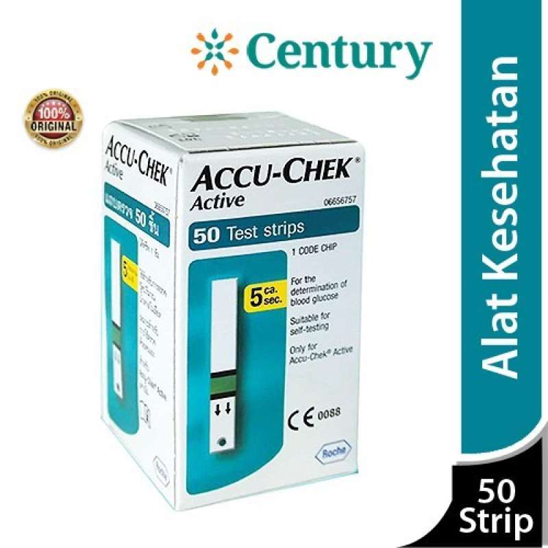 Promo ACCU-CHEK ACTIVE TEST STRIP 50 / TEST STRIP / GULA DARAH / ALKES ...