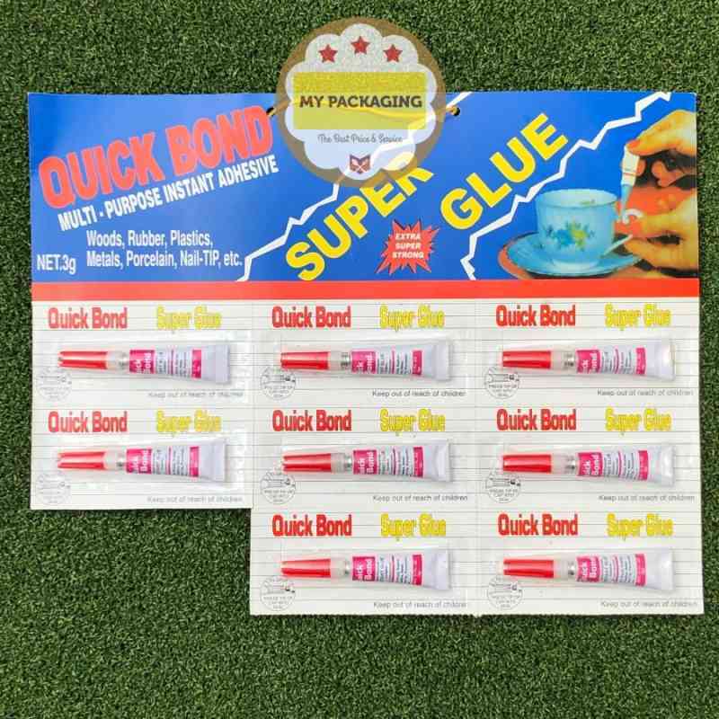 Jual Lem Super Glue / Power Glue Quick Bond 3gr Di Seller Mypackaging ...