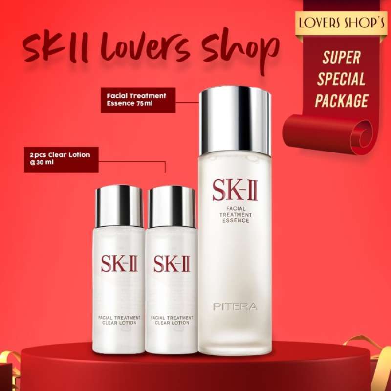 Promo SK-II/SK2/SKII/ PITERA ESSENCE SET / CLEAR LOTION Diskon 23% di ...