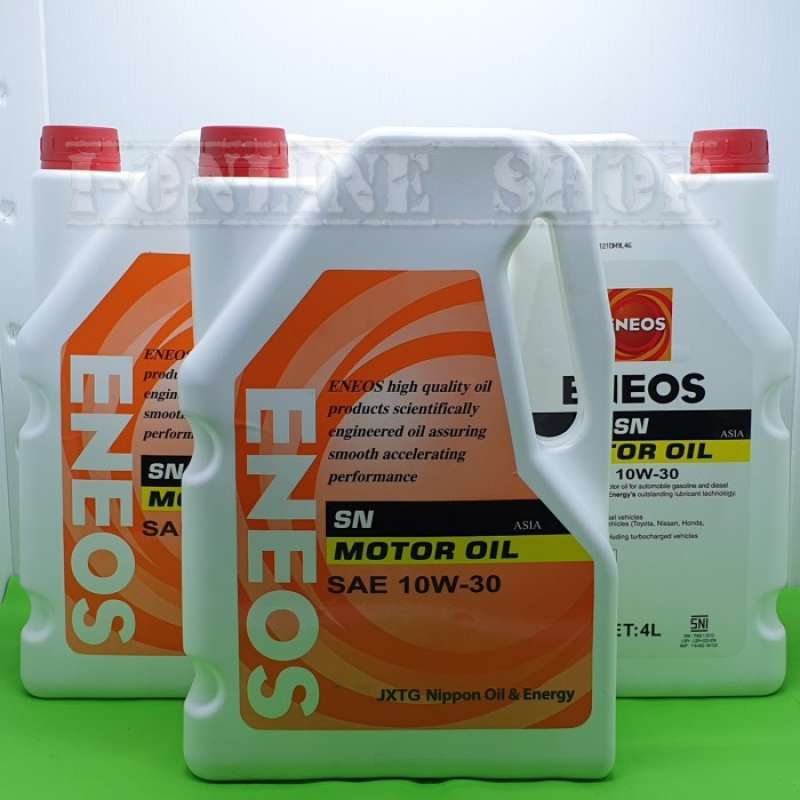Jual ENEOS Motor Oil SN SAE 10W-30 | Oli Mesin Galon 4 Liter di Seller Akbar Sejahtera ...