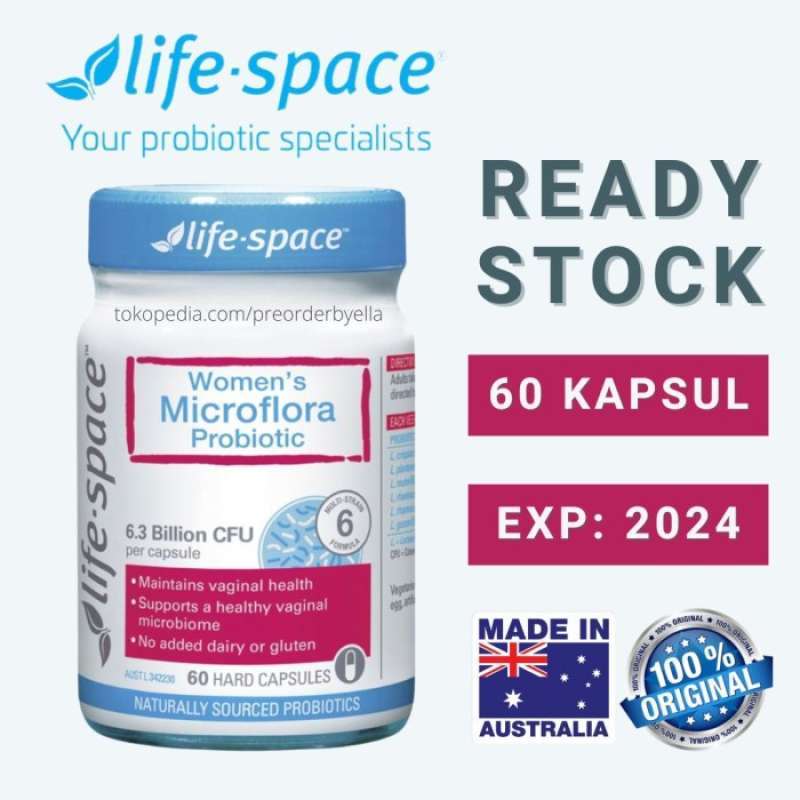 Jual Lifespace Life Space Women's Women Microflora Probiotic 60 Kapsul Di Seller Zebaa Shop ...