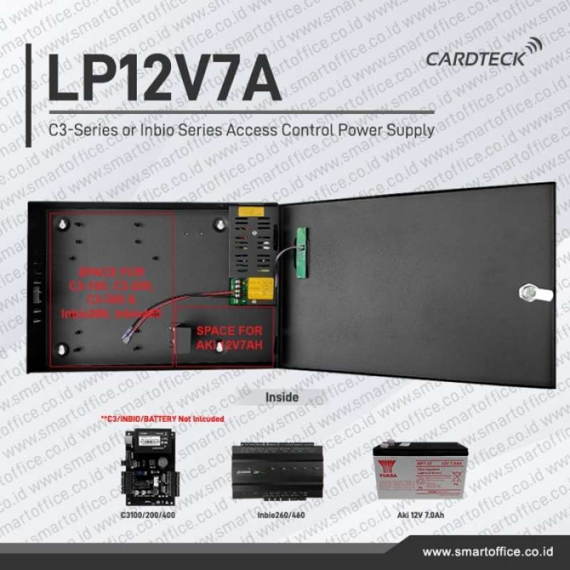 Promo C3 Series Access Control Board Power Supply 12V5A with Battery ...