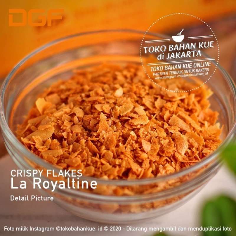 Jual Dgf La Royaltine 250gr Crushed Biscuit Paillete Feuilletine Flakes ...