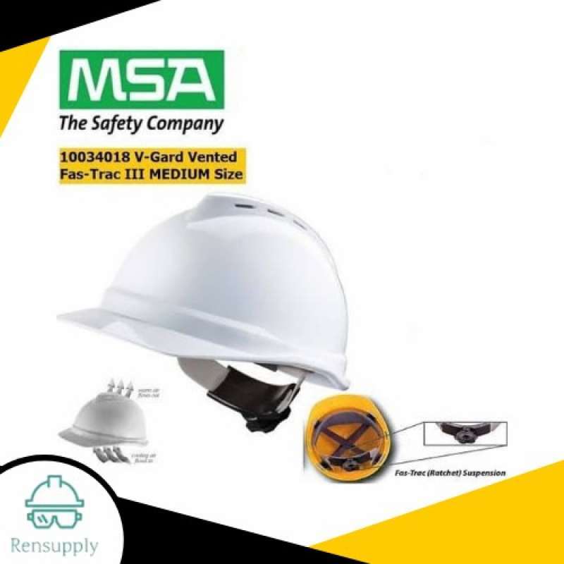 Promo Helm Safety/Helm Proyek MSA Vented Lokal Inner Fastrack Diskon 23 ...