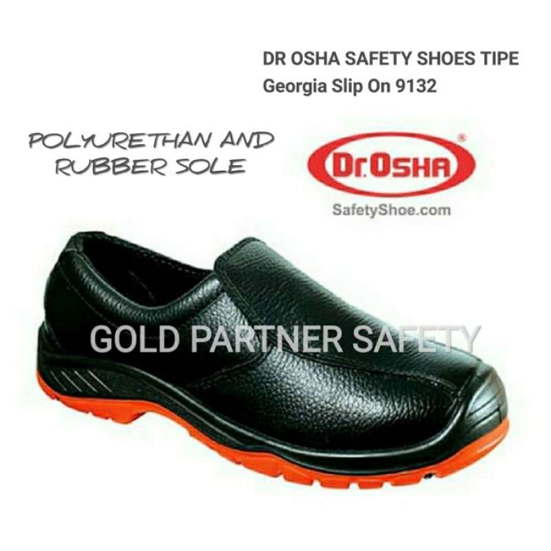 Promo Sepatu Safety Shoes Dr.osha 9132 Georgio Slip On Ðÿ’¯% Original ...