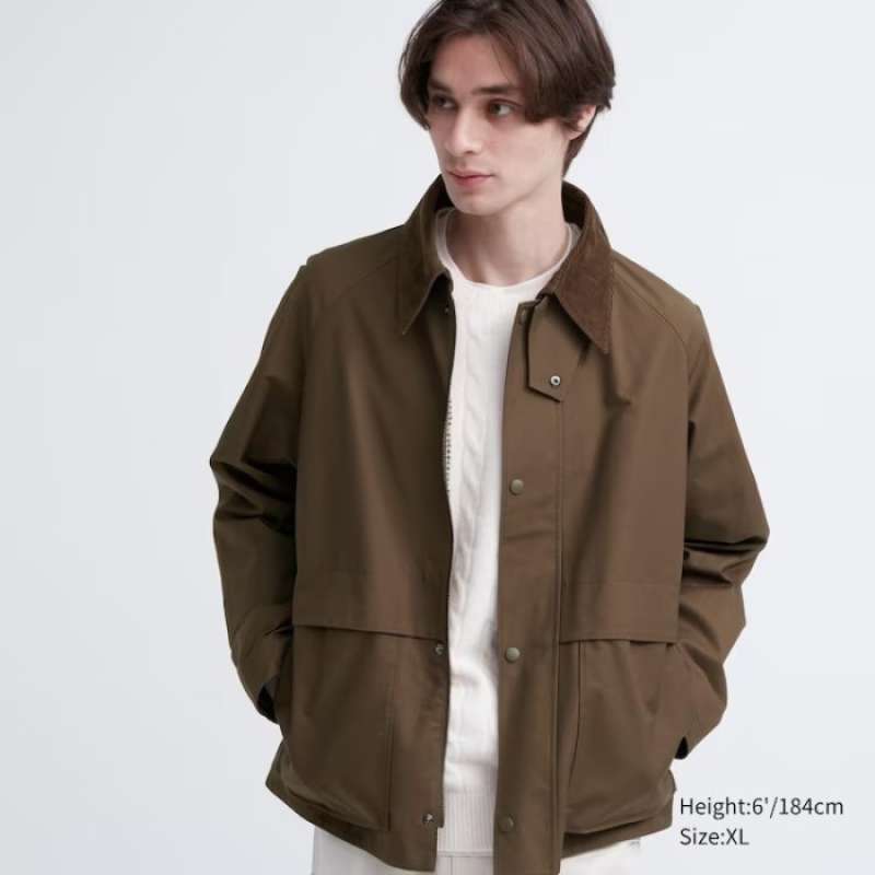 Jual Uniqlo New Men Jaket Blouson Pendek Utilitas Utility Bomber Jacket ...