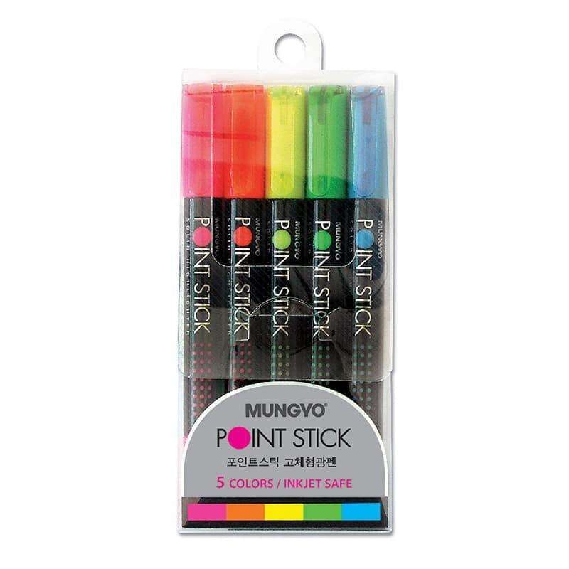 Jual Mungyo - Highlighter Point Stick 5 Pcs di Seller Mungyo Store ...