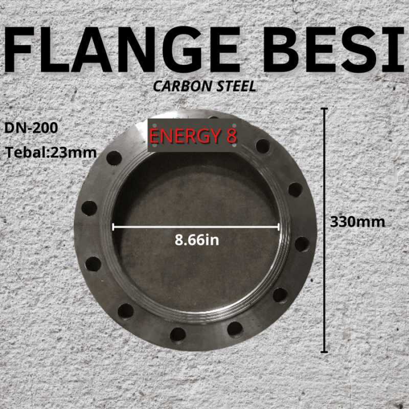Promo Flange Besi Dn200 - Flange Carbon Pn16 -dn200 - 8 Inch Diskon 33% ...