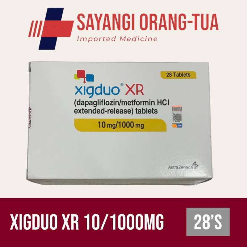 Jual Xigduo Xr 10/1000 Mg 28 Tablet Malaysia Di Seller Sayangiorangtua - Petisah Tengah, Kota ...