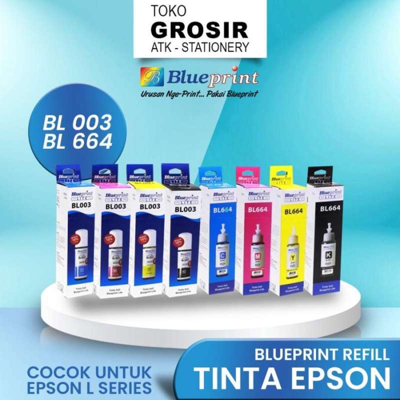 Jual Tinta Epson 664 Ink Refill For Printer L Series L120 L210 L220 ...