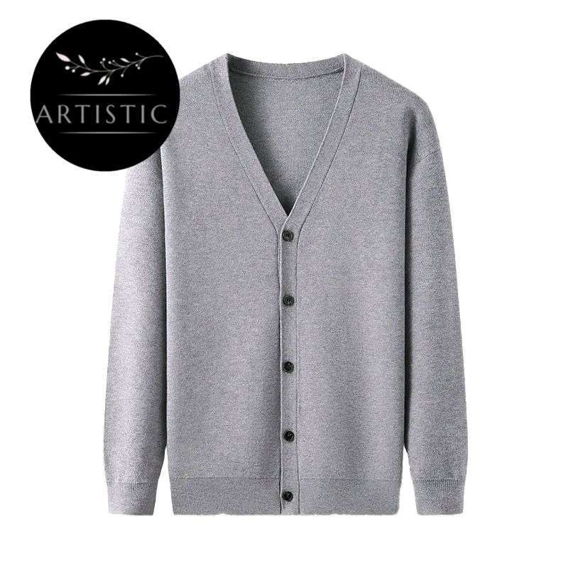 Jual Cardigan Rajut Pria Korea Polos 100 Cotton Halus Premium Di Seller ...
