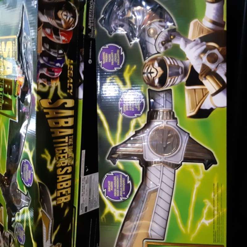 Promo Legacy Saba Saber Pedang White Ranger Power Rangers MMPR Bandai ...