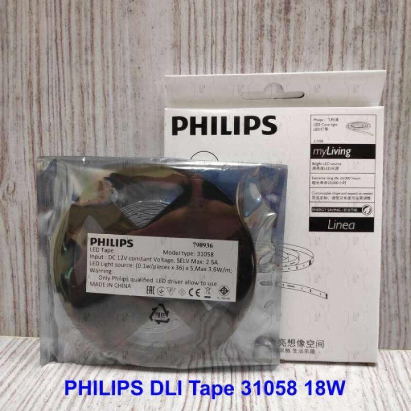 Promo Lampu Philips DLI Tape 31058 18W 5M Kuning 3000K Diskon 33% di ...