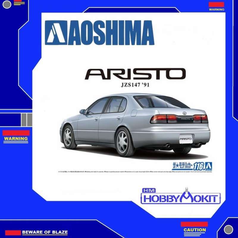 Jual Aoshima 1/24 Toyota Jzs147 Aristo 3.0v/q '91 Di Seller Hobby Mokit ...