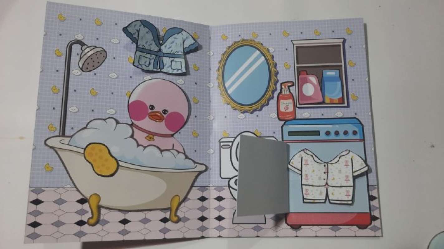 Promo Mainan Anak Bebek Kertas Paper Duck Viral Diskon 3% Di Seller ...