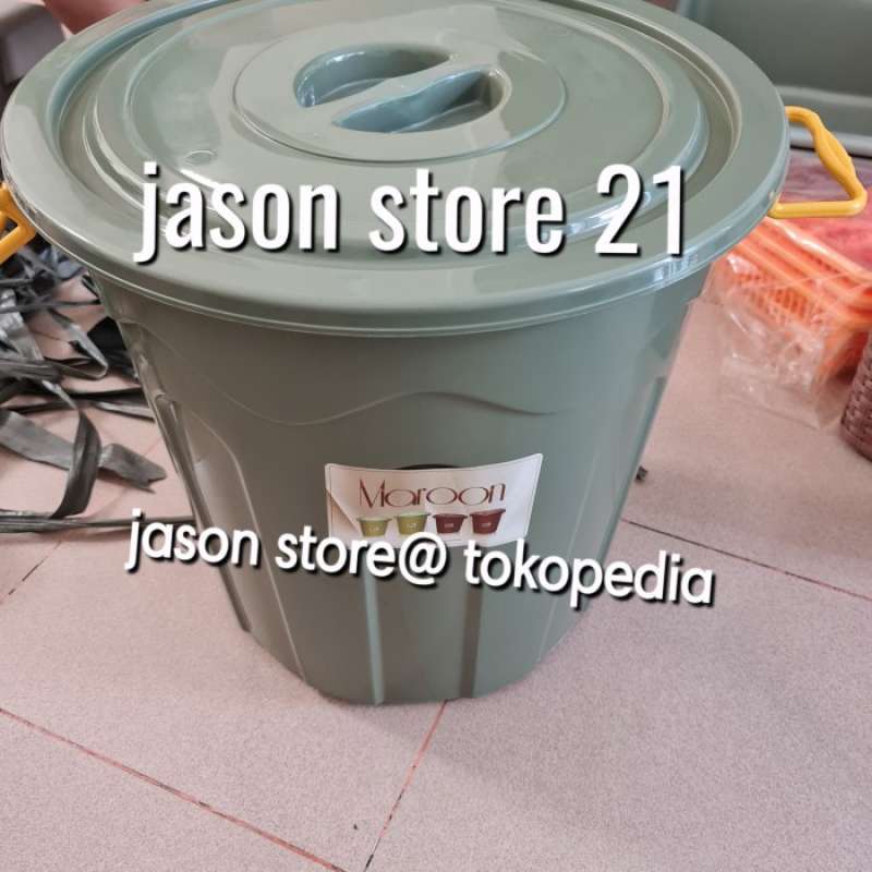 Promo Ember Abu 50 Liter (Ada Tutup)/Ember Air Abu 50 Liter/Ember ...