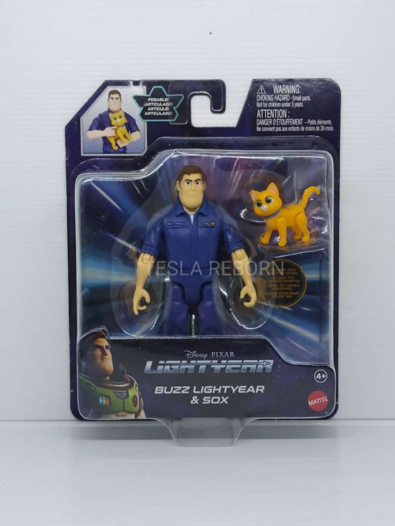 Promo MATTEL Disney Pixar Lightyear Buzz Lightyear & Sox Action Figure ...