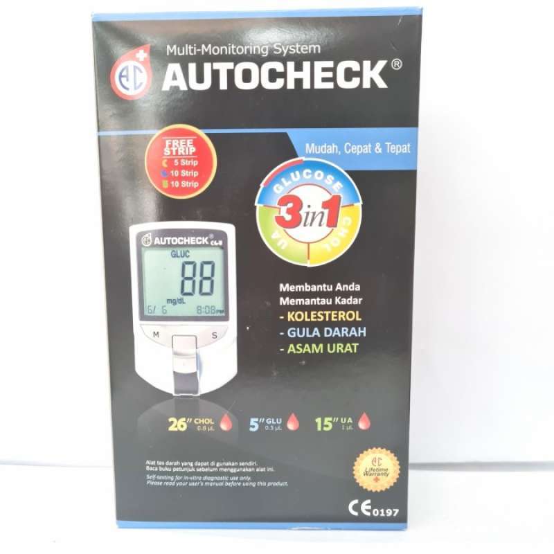 Promo Autocheck/ Alat Tes Gula Darah, Kolesterol, Dan Asam Urat Kota ...