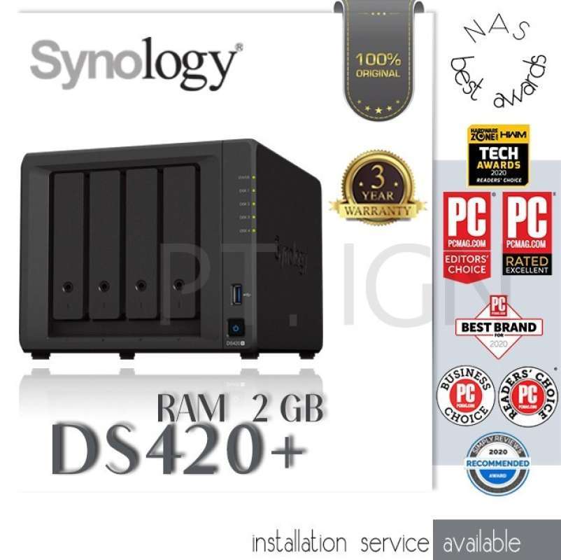 Promo Synology DiskStation DS420+ 4-BAY NAS Server Storage Cloud DS420 Plus Diskon 23% di Seller ...