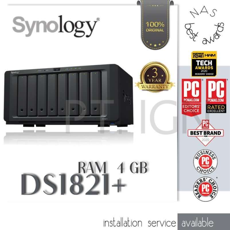 Promo Synology DS1821+ DiskStation 8-Bay NAS Server Storage Cloud DS ...