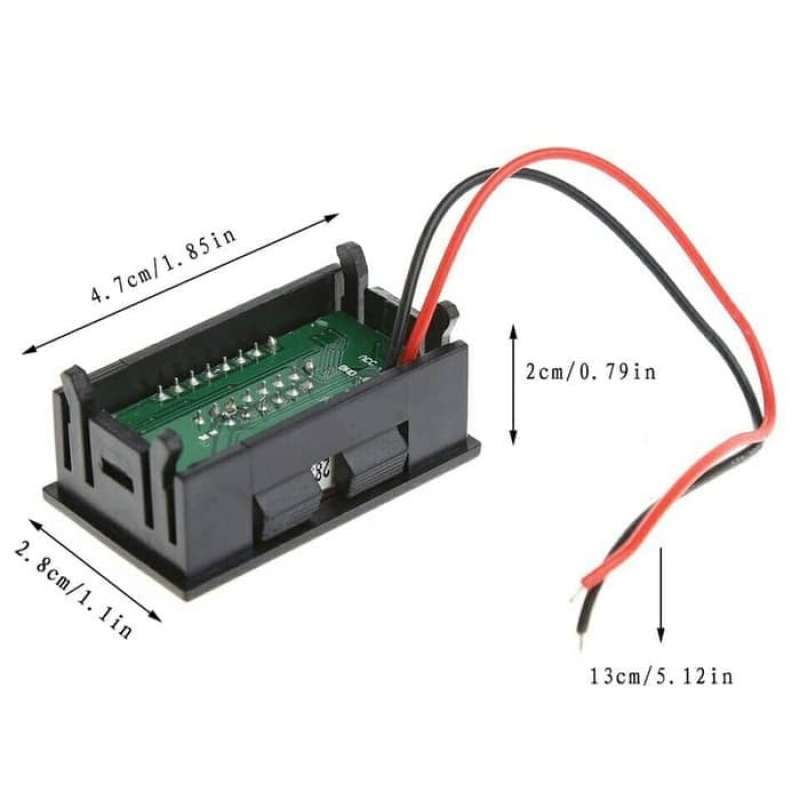 Promo Dual Display Led Indikator Battery Level + Voltmeter Aki Accu 12 Volt Diskon 17% Di Seller ...
