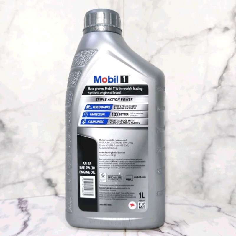 Jual Mobil 1 Triple Action Power 5w-30 Api Sp 1 Liter (oli Mesin Bensin ...