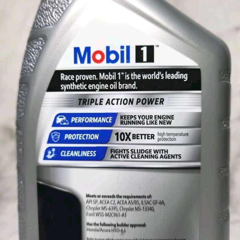 Jual Mobil 1 Triple Action Power 5w-30 Api Sp 1 Liter (oli Mesin Bensin ...