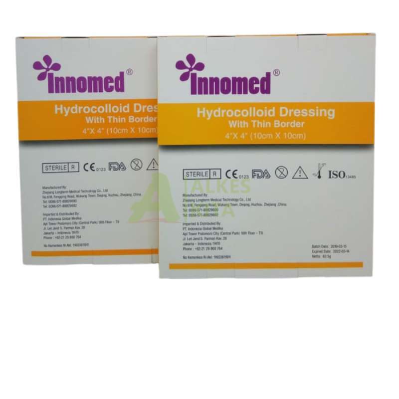Jual Innomed Hydrocolloid Dressing (10Cm X 10Cm - 1Box Isi 10Pcs) di ...