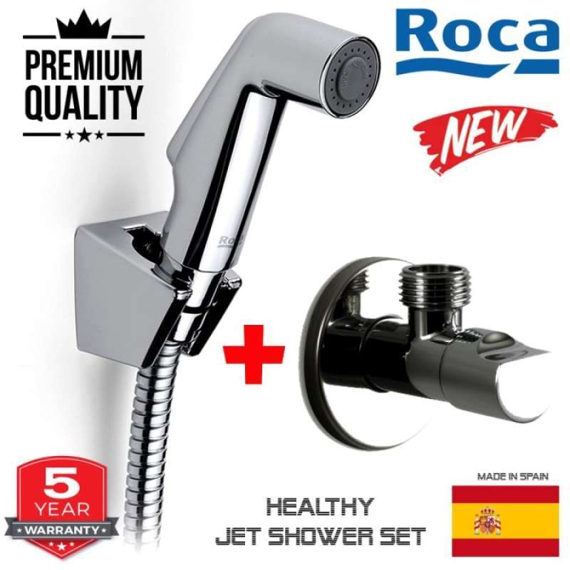 Promo Roca Jet Shower Toilet + Stop Valve Set Premium Quality ...