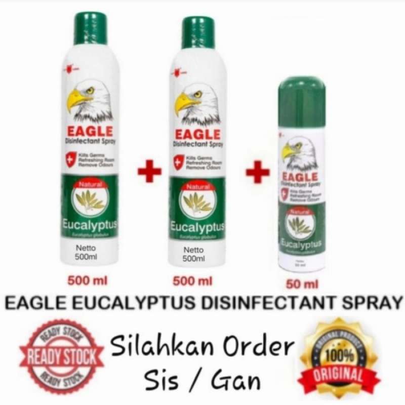 Promo Paket Jumbo Eagle Eucalyptus Disinfectant Spray Diskon 23% di ...