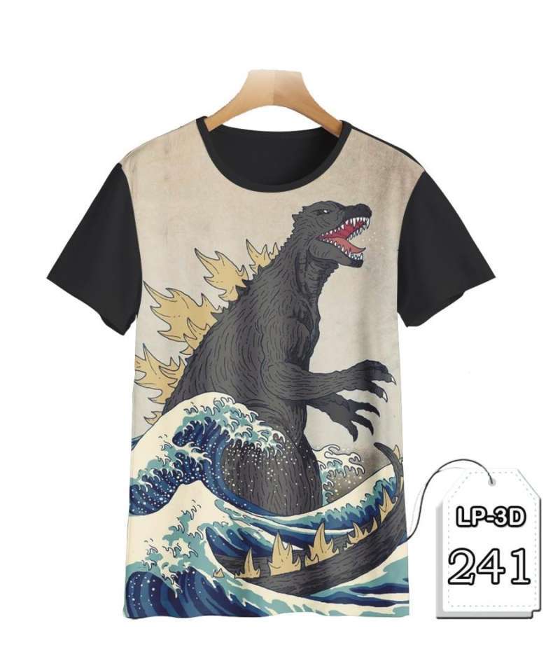 Jual Kaos Godzilla Baju Anime Anak Printing 3d #lp3d-241 - Dewasa Di ...