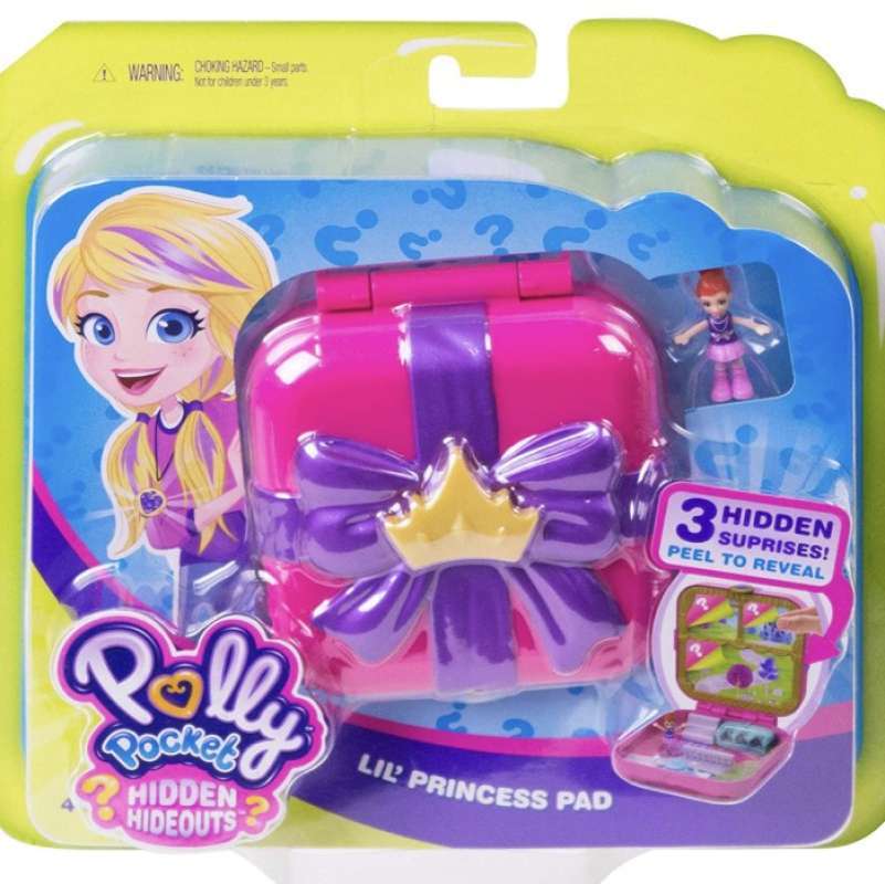 Jual Polly Pocket Hidden Hideouts Unicorn Forest Princess Moon Mainan ...