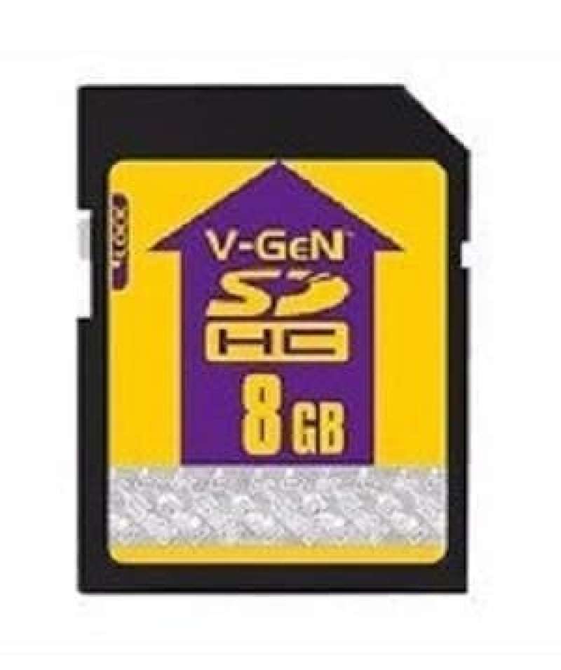 Promo sd card v-gen 8 gb SDHC 48 Mbps class 6 Diskon 23% di Seller ...