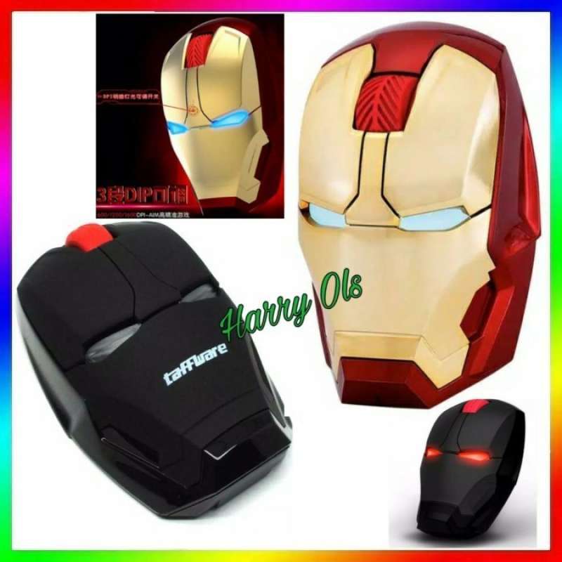 Promo Mouse Gaming Iron Man/Mouse Wireless Iron Man Optical 2.4Ghz ...