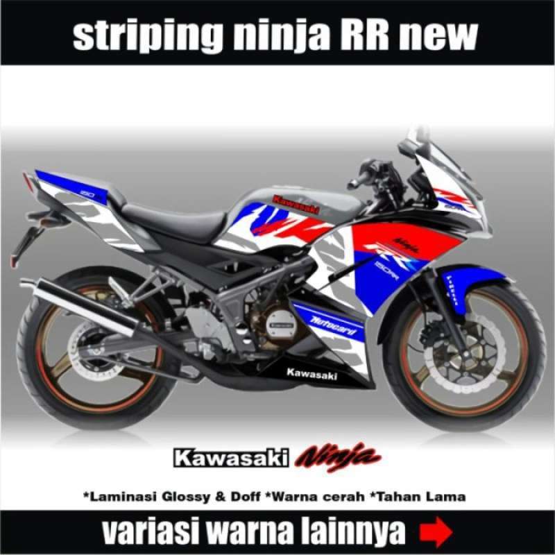 Jual Striping Ninja Rr New/sticker Ninja Rr New Desain Custom/stock ...