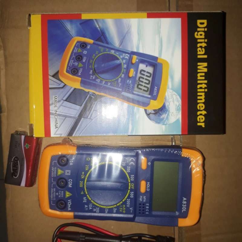 Promo DIGITAL MULTITESTER MULTIMETER AVOMETER A830L VISERO Diskon 50% ...