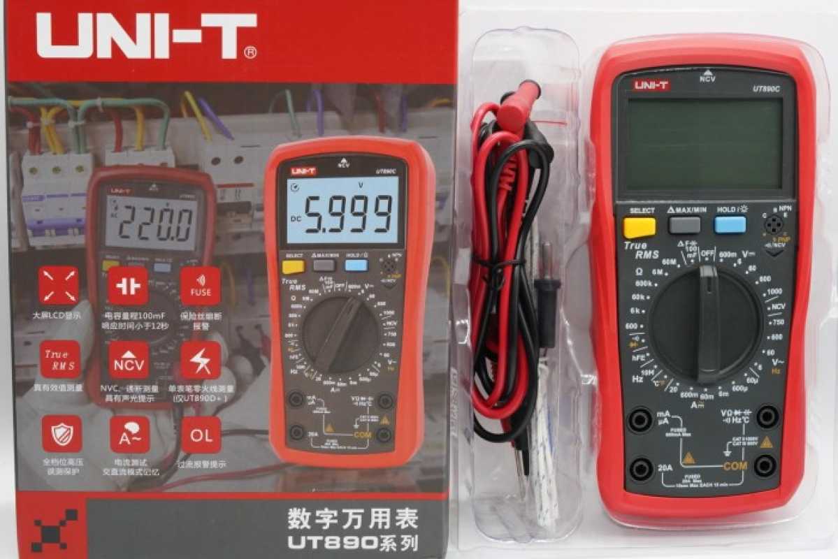Promo UNI-T UT890C 20A 750V AVOMETER ELECTRIC MULTIMETER TRUE RMS DIGITAL Diskon 50% di Seller ...