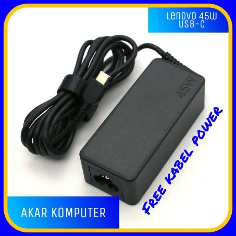 Promo Original Adaptor Charger Lenovo Thinkpad 20V 2.25A USB Type C 45W Diskon 23% di Seller ...