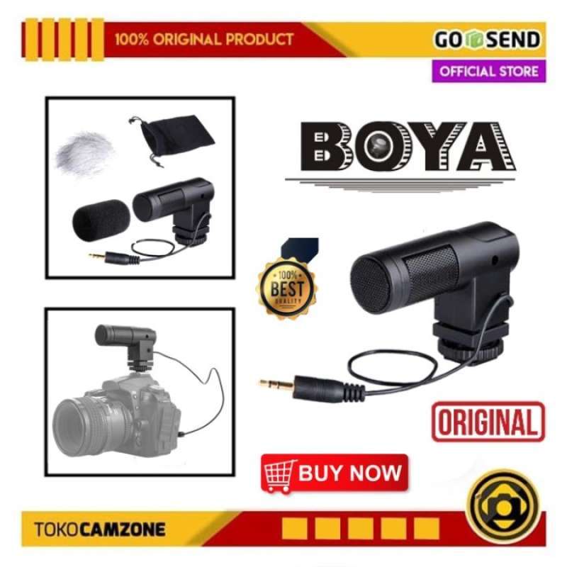 Promo Boya By-V01 Stereo X/Y Condensor Microphone Ori For Dslr Video ...
