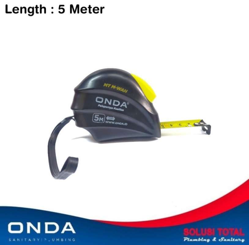 Promo Meteran Otomatis MT M-WAH 5 Meter Measuring Tape 5 M ONDA Diskon ...