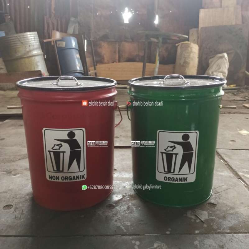 Jual Tempat Sampah Kaleng Pail / Tempat Sampah Kecil Di Seller Hattiee ...