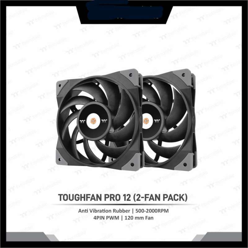 Promo Thermaltake TOUGHFAN 12 Pro High Static Pressure PC Cooling Fan ...